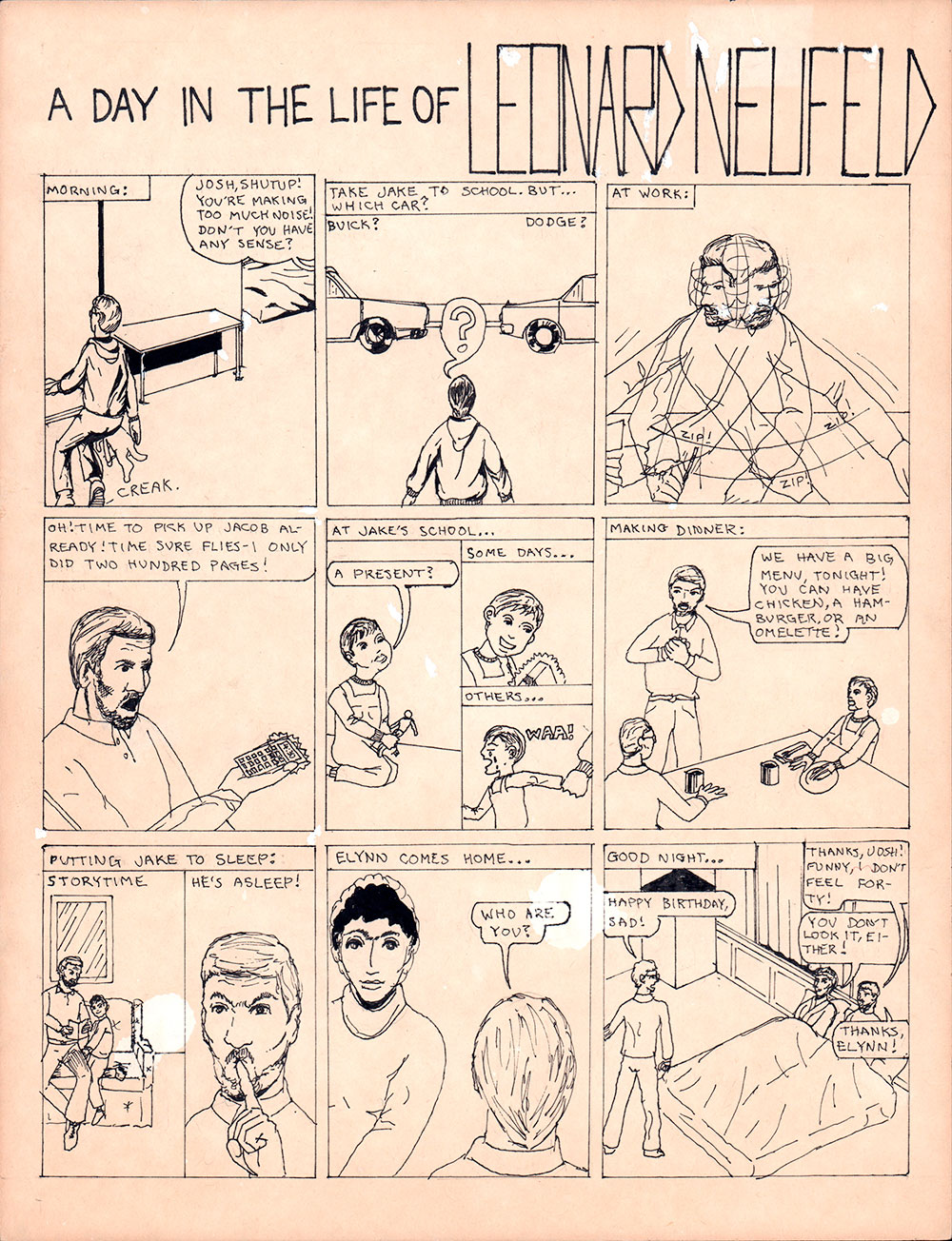 Early Work: comics and illos from my teens and early 20s – Josh Neufeld ...